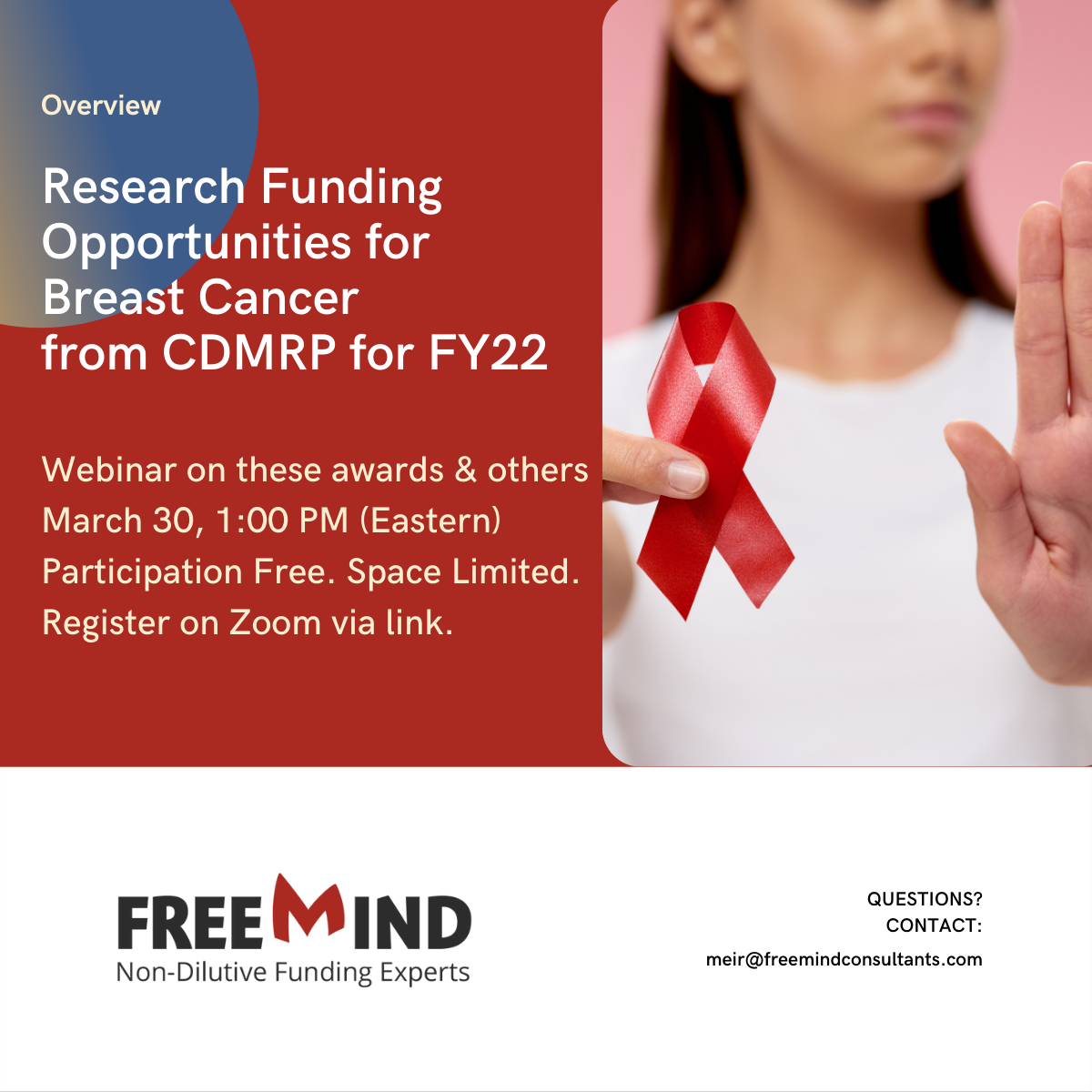 Breast Cancer Research Funding Opportunities from CDMRP in 2022 ...