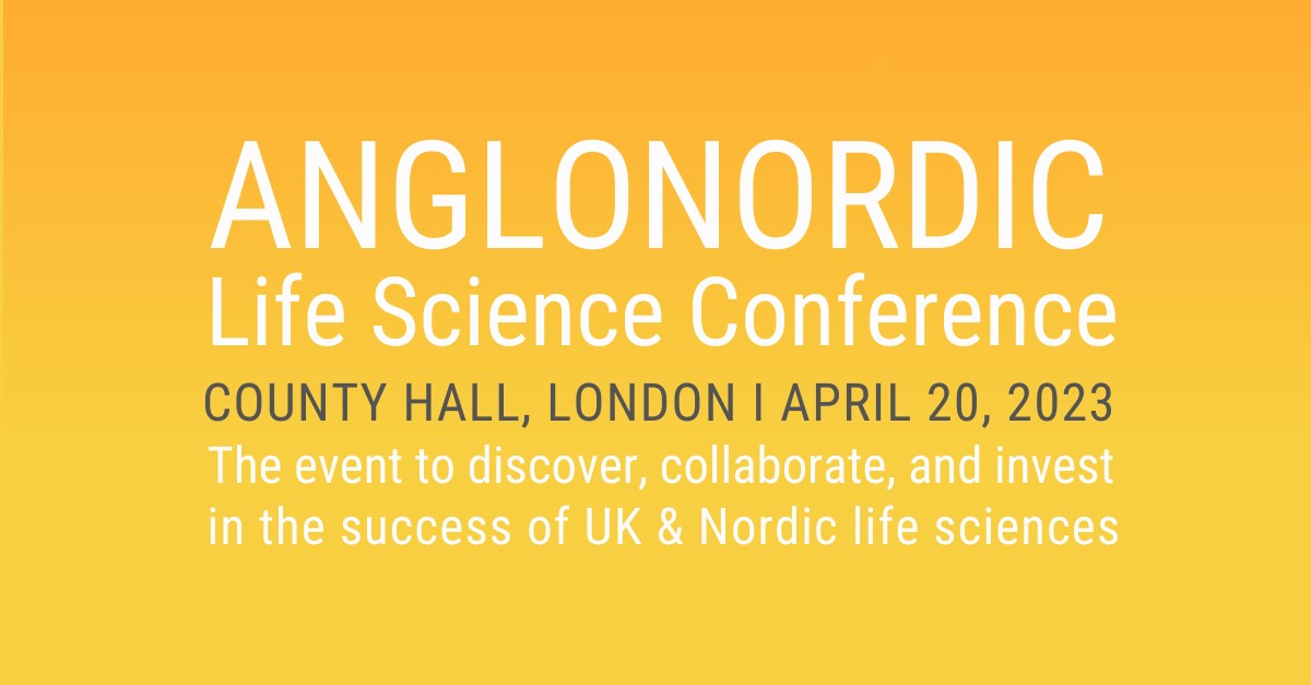 19th Annual Anglonordic Life Science Conference - April 20, 2023 ...