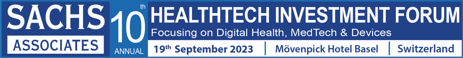 10TH ANNUAL HEALTHTECH INVESTMENT FORUM FOCUSING ON DIGITAL HEALTH ...