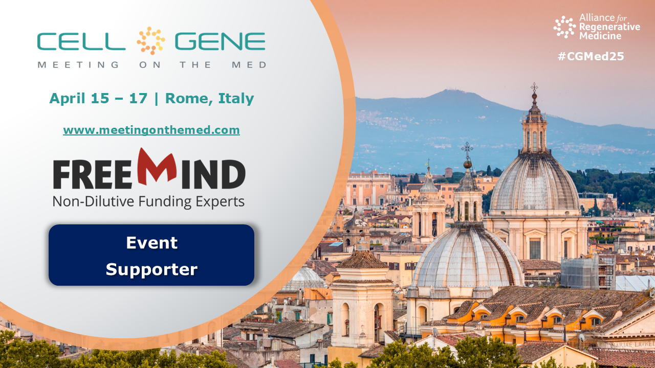 Cell and Gene on the Med, April 15-17, 2025, Rome - FreeMind Group